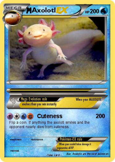 Pokémon Axolotl 175 175 - Cuteness - My Pokemon Card
