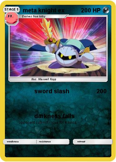 Pokémon meta knight ex 14 14 - sword slash - My Pokemon Card