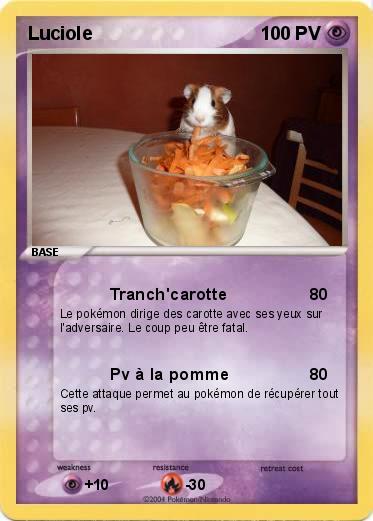 Pokémon Luciole 4 4 - Tranch'carotte - Ma carte Pokémon