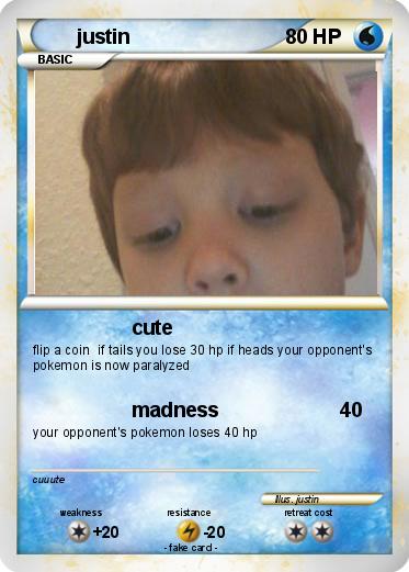 Pokémon justin 6974 6974 - cute - My Pokemon Card