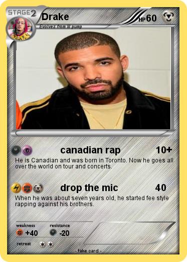 Pokémon Drake 373 373 - canadian rap - My Pokemon Card