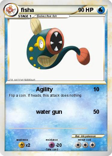 Pokémon fisha - Agility - My Pokemon Card