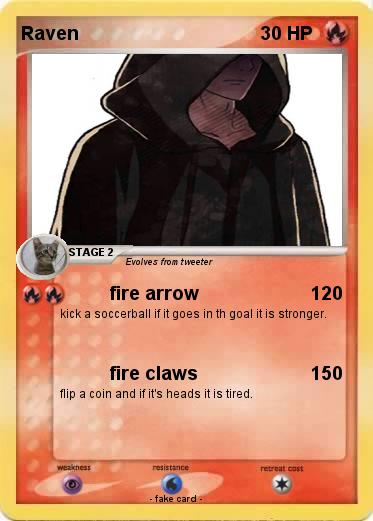 Pokémon Raven 521 521 - fire arrow - My Pokemon Card