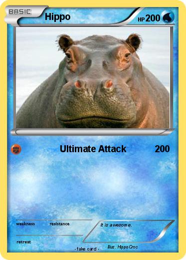 Pokémon Hippo 101 101 - Ultimate Attack - My Pokemon Card
