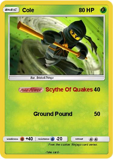 Pokémon Cole 1010 1010 - Scythe Of Quakes - My Pokemon Card