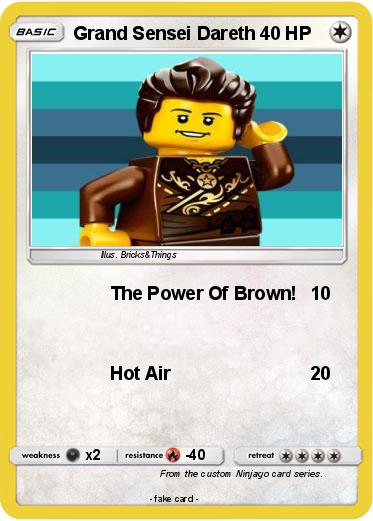 Pokémon Grand Sensei Dareth - The Power Of Brown! - My Pokemon Card