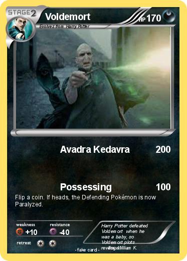 Pokémon Voldemort 482 482 - Avadra Kedavra - My Pokemon Card