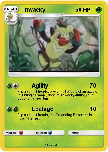 Pokémon Thwacky - Agility - My Pokemon Card