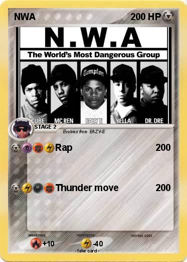 Pokémon NWA 5 5 - Rap - My Pokemon Card