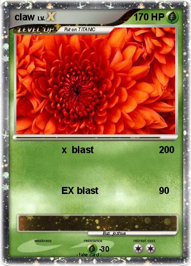 Pokémon claw 106 106 - x blast - My Pokemon Card