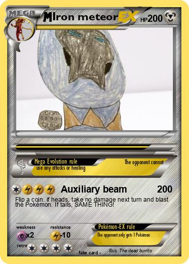 Pokémon Iron meteor 1 1 - Auxiliary beam - My Pokemon Card