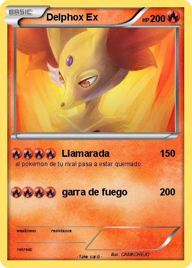 Pokémon Delphox Ex 24 24 - Llamarada - Mi carta pokémon