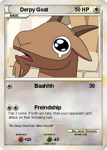 Pokémon Derpy Goat - Baahhh - My Pokemon Card