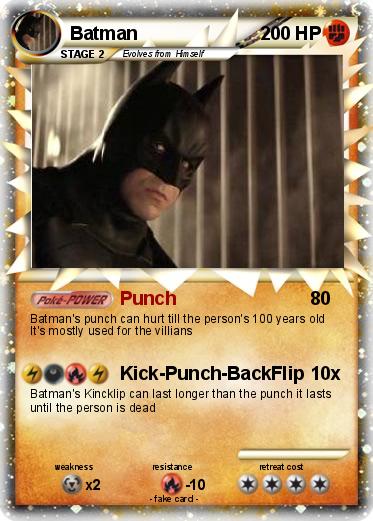 Pokémon Batman 163 163 - Punch - My Pokemon Card