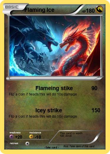 Pokémon Flaming Ice - Flameing stike - My Pokemon Card
