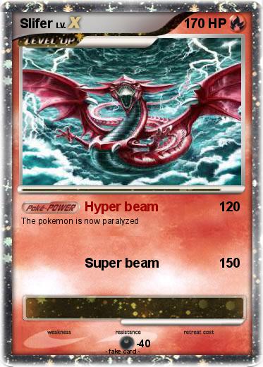 Pokémon Slifer 238 238 - Hyper beam - My Pokemon Card