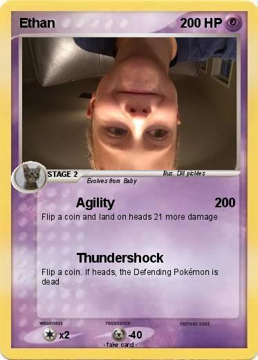 Pokémon Ethan 854 854 - Agility - My Pokemon Card