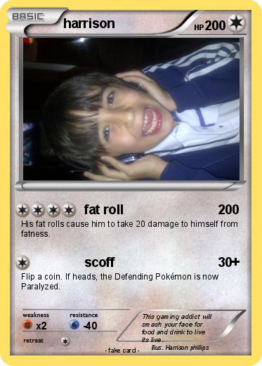 Pokémon harrison 104 104 - fat roll - My Pokemon Card