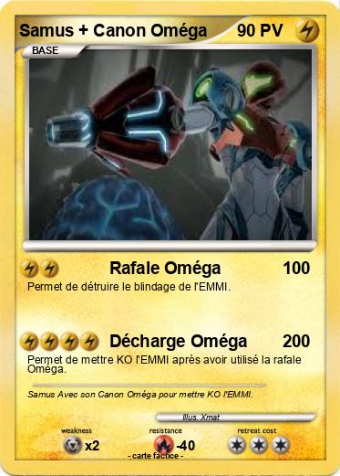 Pokémon Samus Canon Omega - Rafale Oméga - Ma carte Pokémon