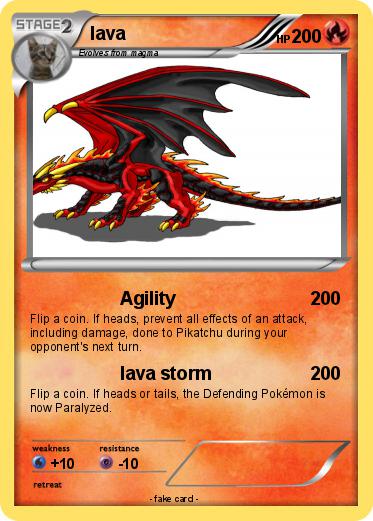 Pokémon lava 448 448 - Agility - My Pokemon Card