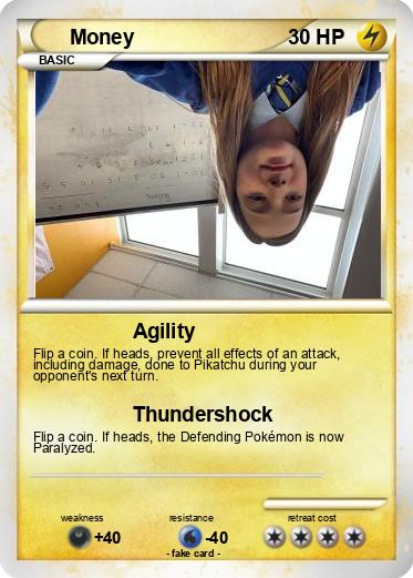 Pokémon Money 555 555 - Agility - My Pokemon Card