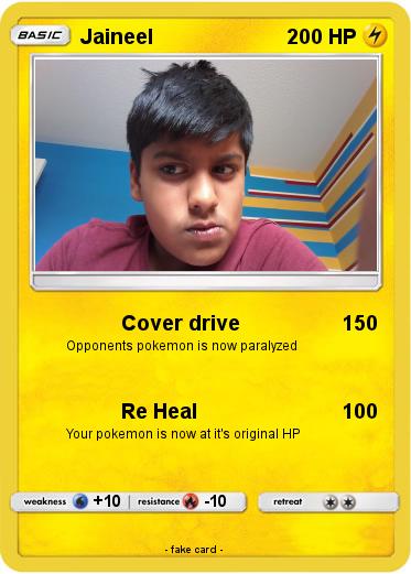Pokémon Jaineel 2 2 - Cover drive - My Pokemon Card