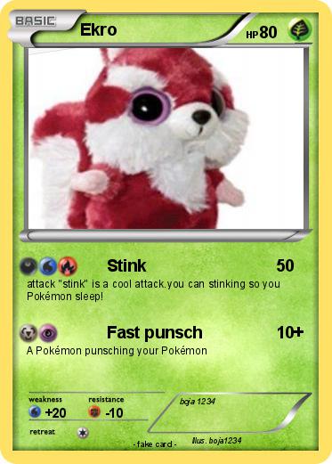 Pokémon Ekro - Stink - My Pokemon Card