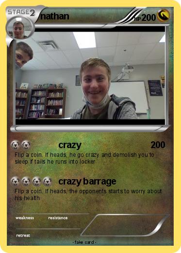Pokémon nathan 1370 1370 - crazy - Ma carte Pokémon