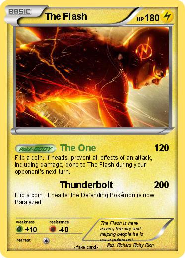 Pokémon The Flash 204 204 - The One - My Pokemon Card