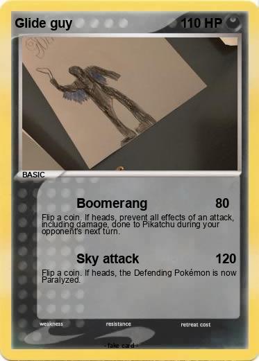 Pokémon Glide guy 1 1 - Boomerang - My Pokemon Card
