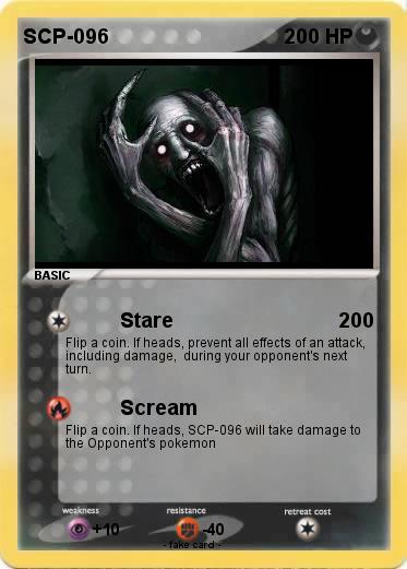 Pokémon SCP 096 75 75 - Stare - My Pokemon Card