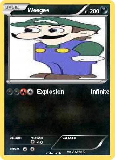 Pokémon Weegee 1151 1151 - Explosion Infinite - My Pokemon Card