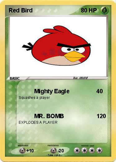 Pokémon Red Bird 284 284 - Mighty Eagle - My Pokemon Card