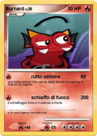 Pokémon Burnard 3 3 - rutto ustione - My Pokemon Card