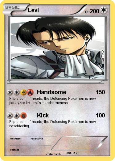 Pokémon Levi 163 163 - Handsome - My Pokemon Card