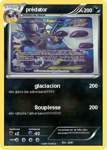 Pokémon predator 585 585 - glaciacion - Ma carte Pokémon