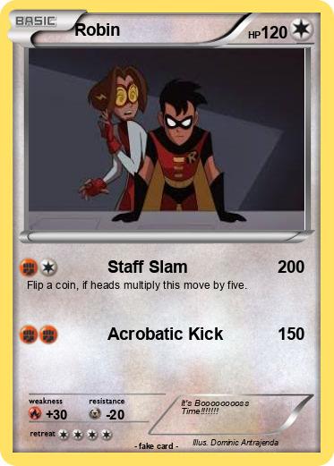 Pokémon Robin 1130 1130 - Staff Slam - My Pokemon Card