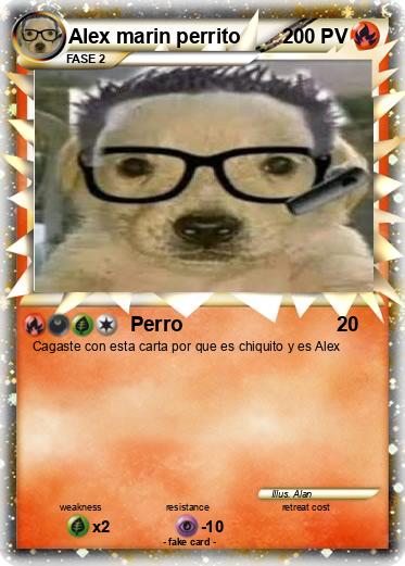 Pokémon Alex marin perrito - Perro - Mi carta pokémon