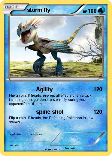 Pokémon storm fly 2 2 - Agility - My Pokemon Card