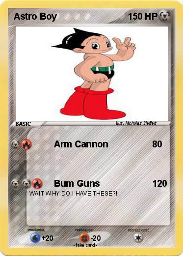 Pokémon Astro Boy 16 16 - Arm Cannon - My Pokemon Card