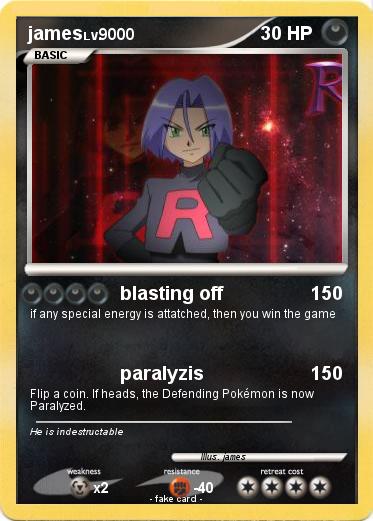 Pokémon james 1772 1772 - blasting off - My Pokemon Card