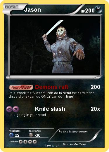 Pokémon Jason 1695 1695 - Demons raft - My Pokemon Card