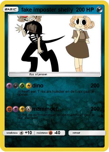 Pokémon fake imposter shelly - dino - My Pokemon Card