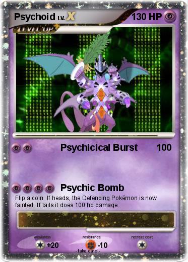 Pokémon Psychoid - Psychicical Burst - My Pokemon Card