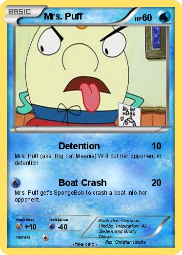 Pokémon Mrs Puff 19 19 - Detention - My Pokemon Card