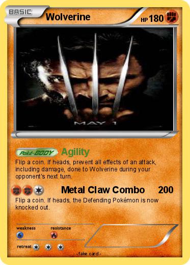 Pokémon Wolverine 412 412 - Agility - My Pokemon Card