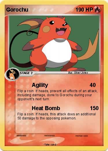 Pokémon Gorochu 36 36 - Agility - My Pokemon Card