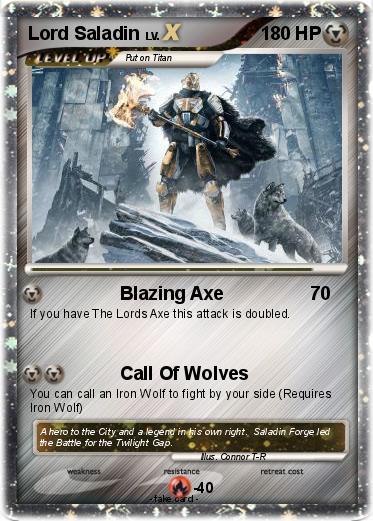 Pokémon Lord Saladin - Blazing Axe - My Pokemon Card