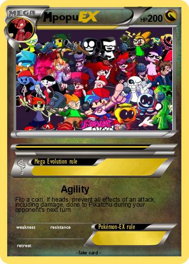 Pokémon popu 1 1 - Agility - My Pokemon Card