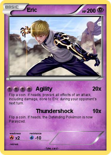 Pokémon Eric 875 875 - Agility - My Pokemon Card